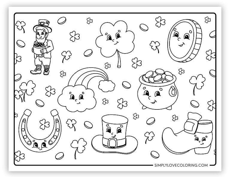 37 St. Patrick's Day Coloring Pages (Free PDF Printables) - Simply Love ...