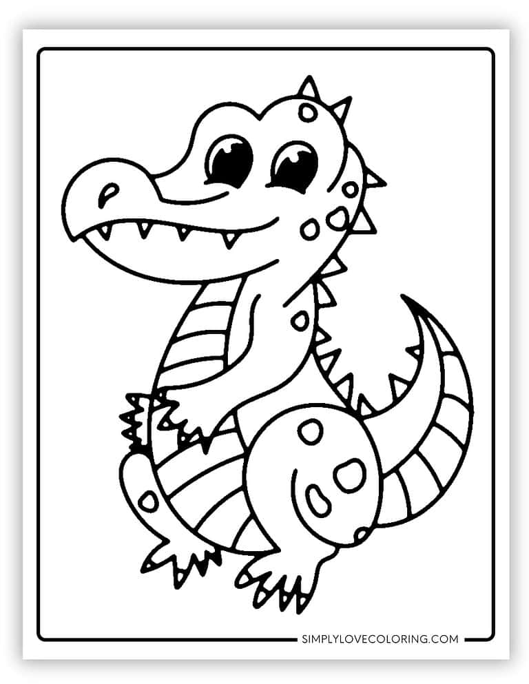54 Reptile Coloring Pages (Free PDF Printables) - Simply Love Coloring