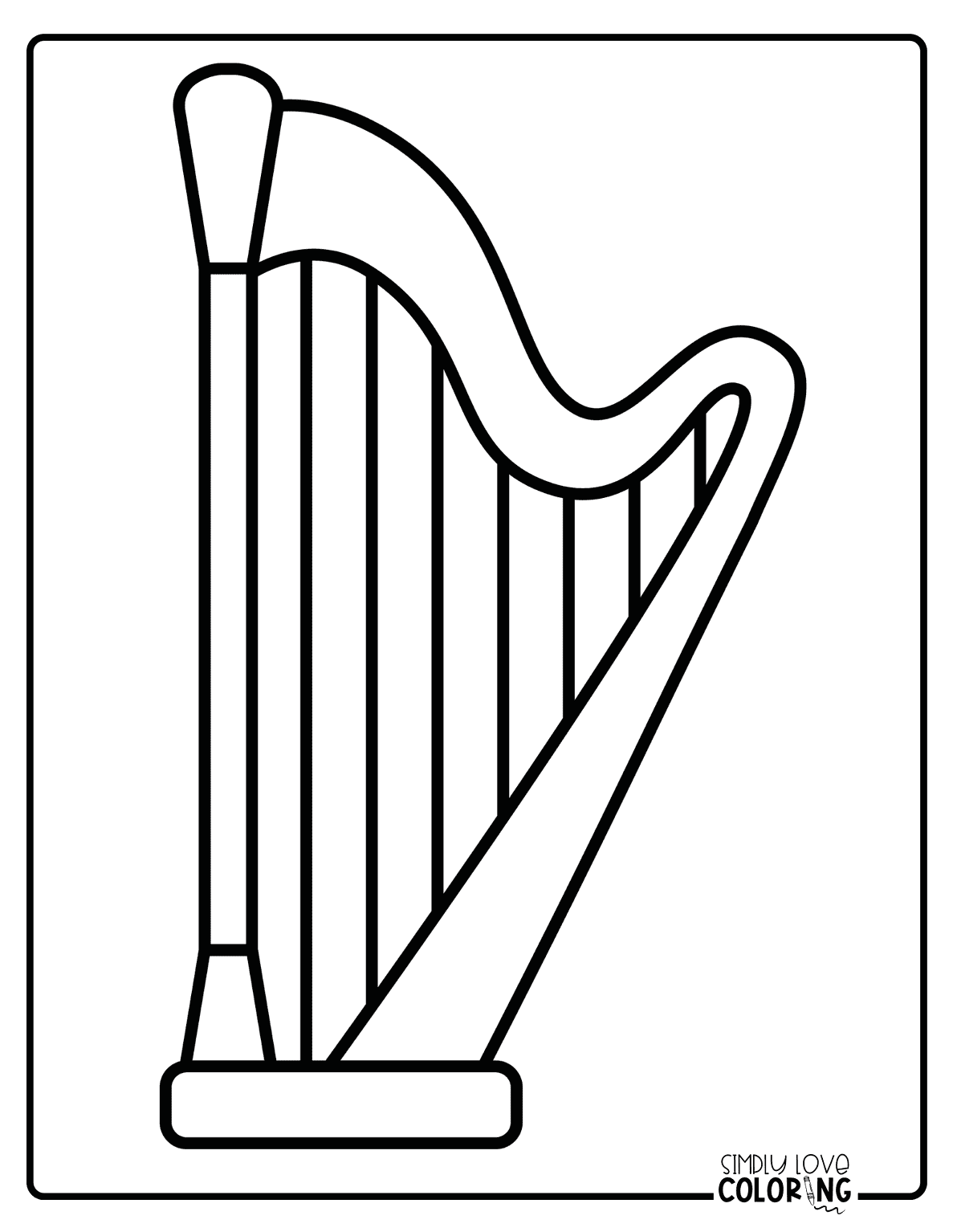 Beautiful Music Coloring Pages (Free PDF Printables) - Simply Love Coloring