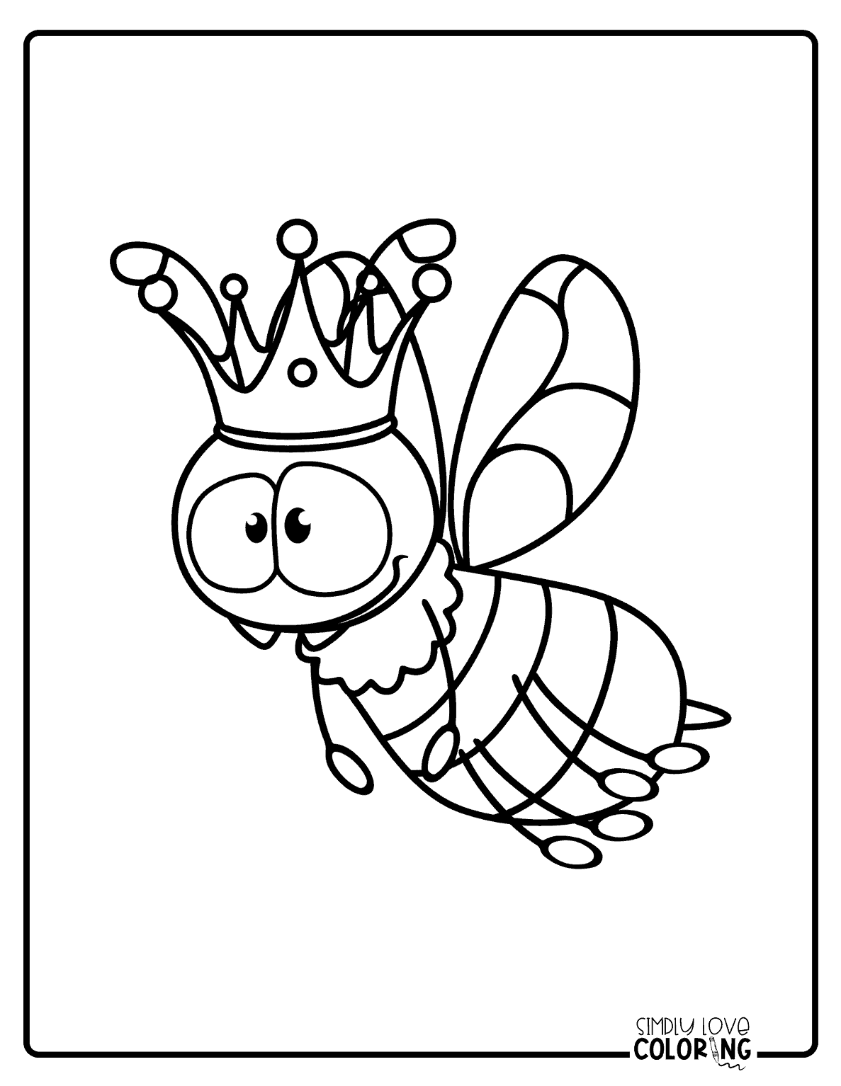 88 Cool Insects Coloring Pages (Free PDF Printables) - Simply Love Coloring