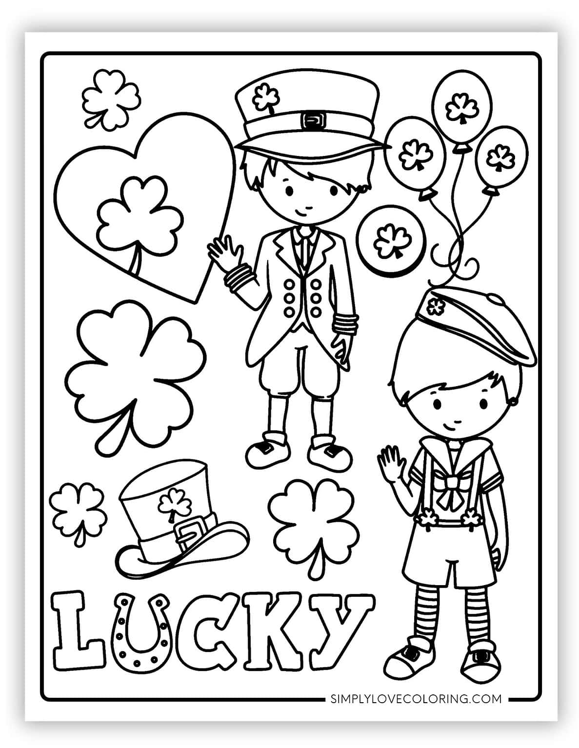 37 St. Patrick's Day Coloring Pages (Free PDF Printables) - Simply Love ...