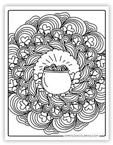 17 St. Patrick's Day Mandala Coloring Pages (Free PDF Printables ...