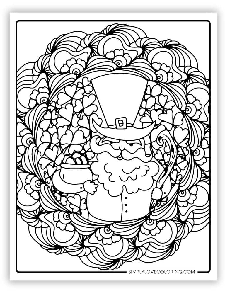 17 St. Patrick's Day Mandala Coloring Pages (Free PDF Printables ...