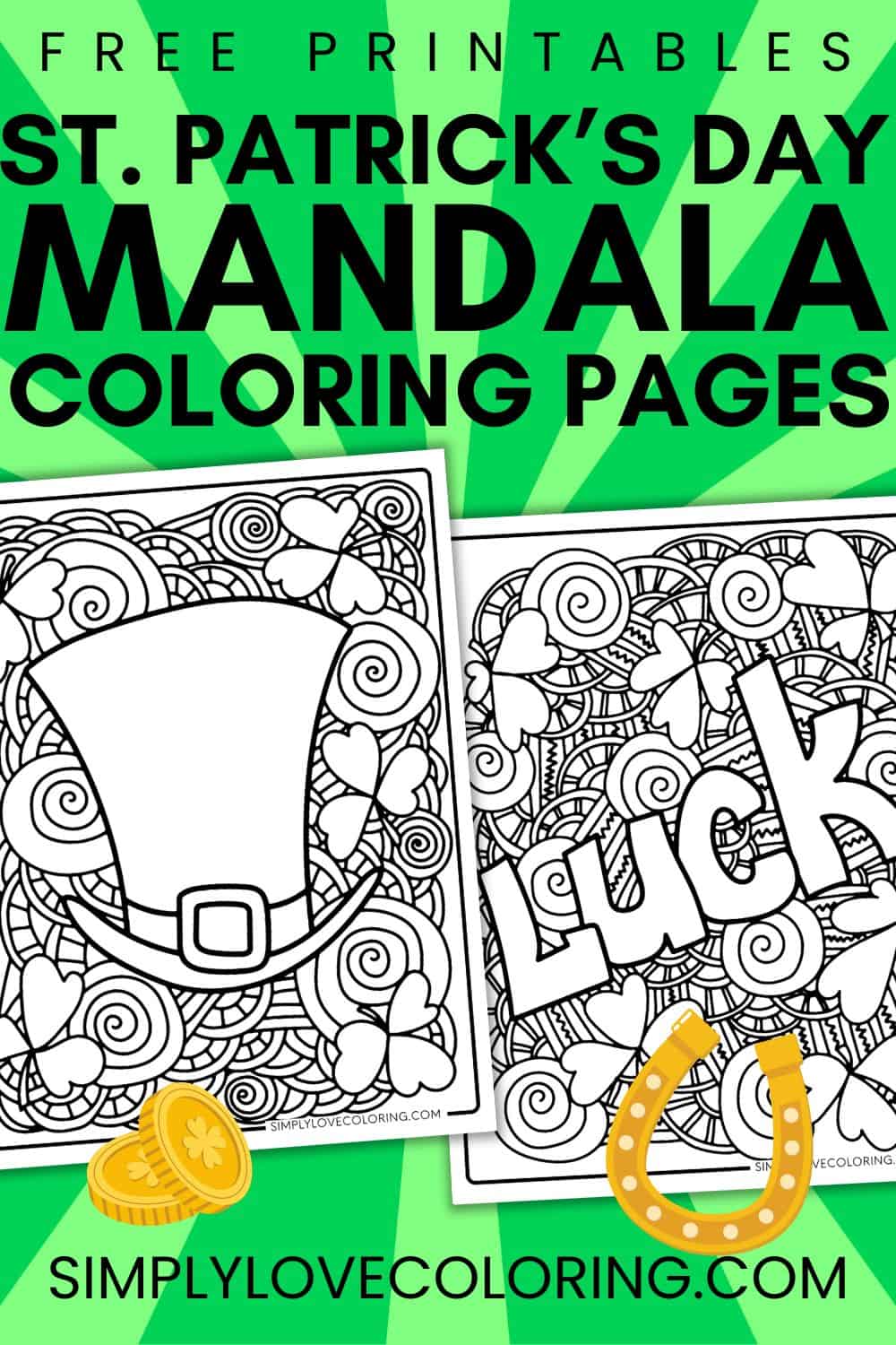 17 St. Patrick's Day Mandala Coloring Pages (Free PDF Printables ...