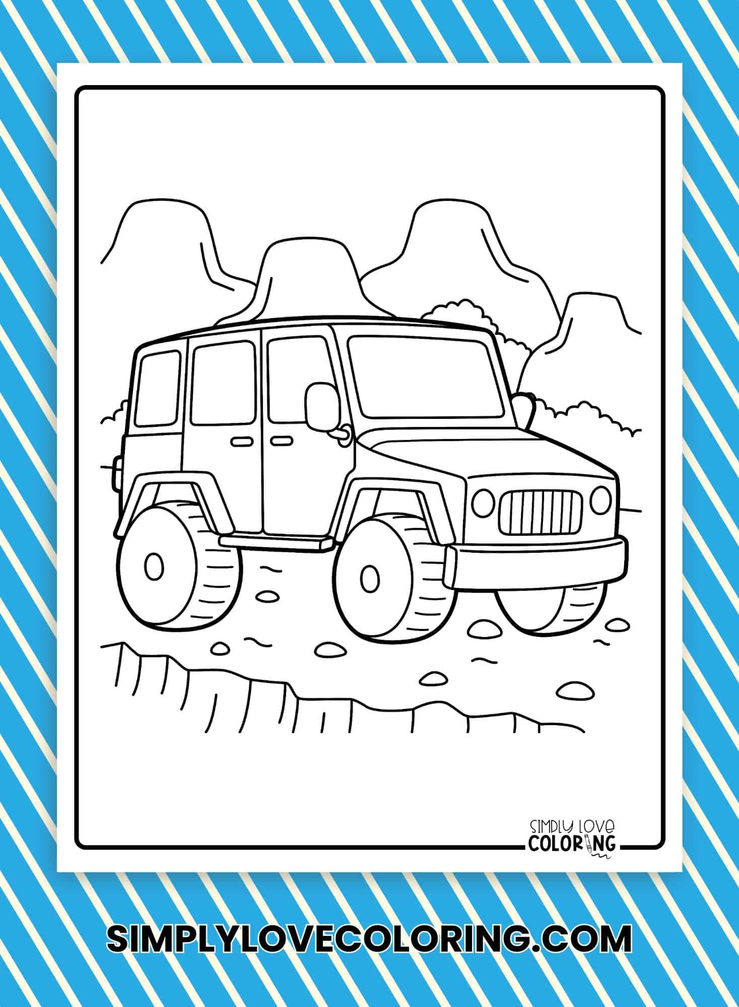 25 Fun Transportation Coloring Pages (Free PDF Printables) - Simply ...