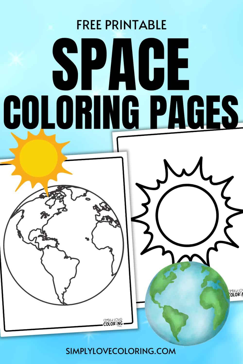 39 Space Coloring Pages (Free PDF Printables) - Simply Love Coloring