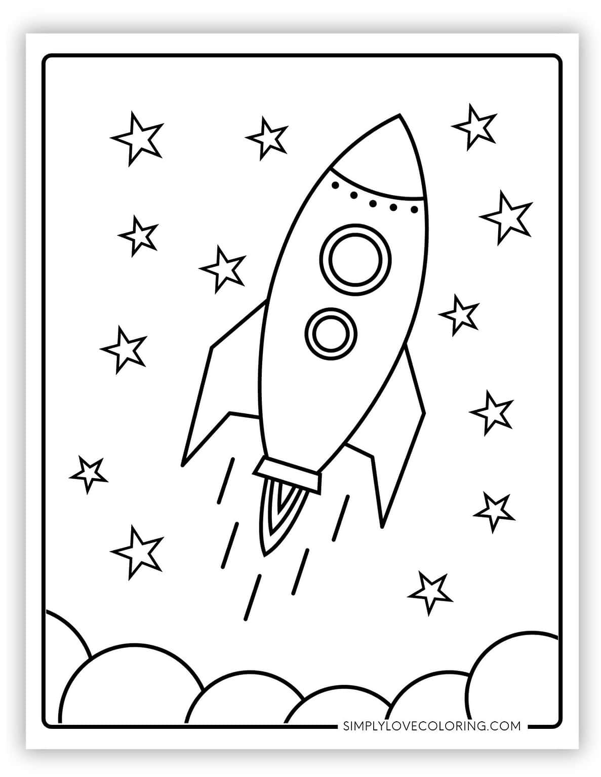 39 Space Coloring Pages (Free PDF Printables) - Simply Love Coloring