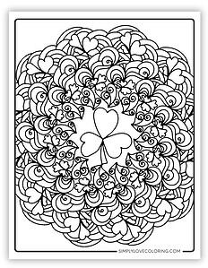 17 St. Patrick's Day Mandala Coloring Pages (Free PDF Printables ...