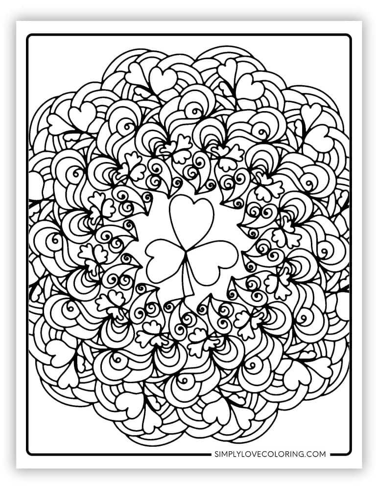 17 St. Patrick's Day Mandala Coloring Pages (Free PDF Printables ...