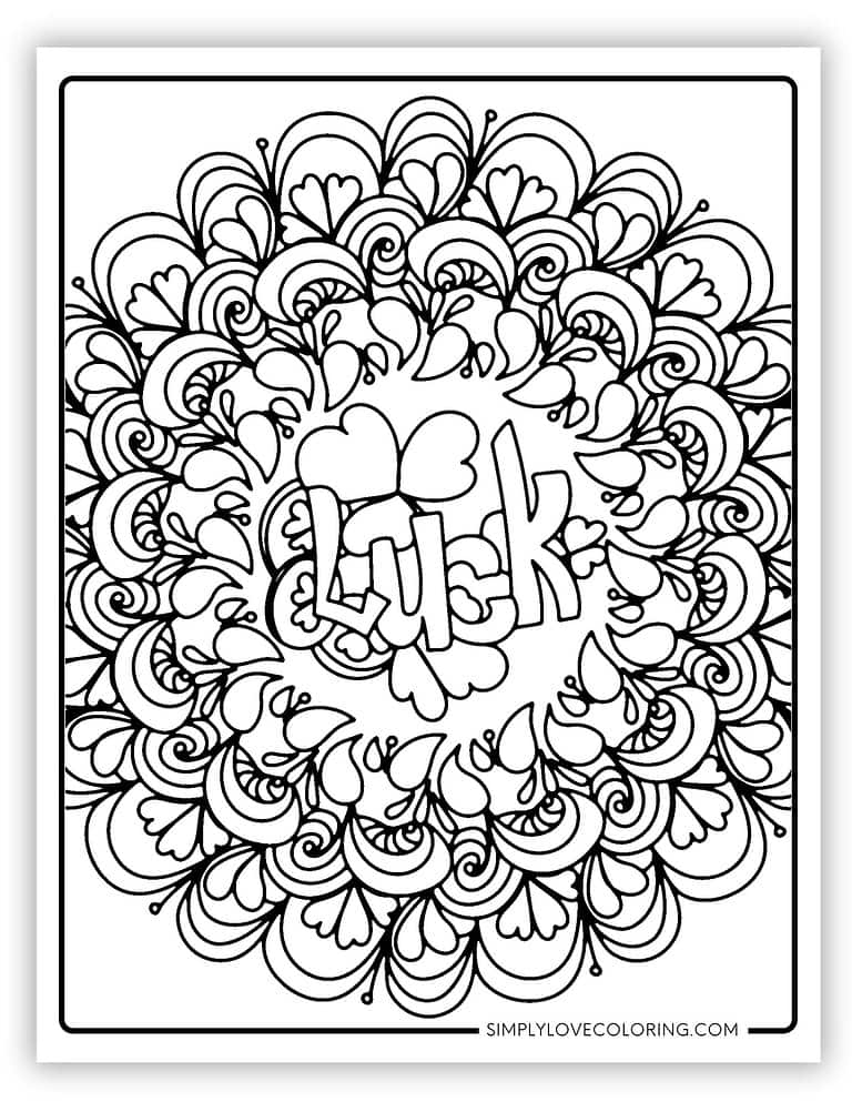 17 St. Patrick's Day Mandala Coloring Pages (Free PDF Printables ...