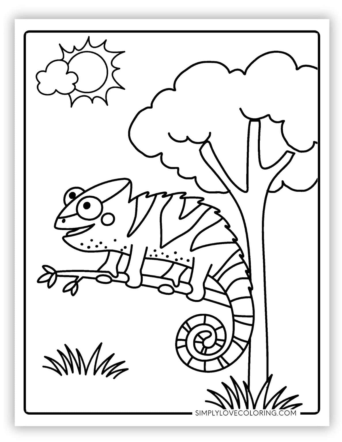 54 Reptile Coloring Pages (Free PDF Printables) - Simply Love Coloring