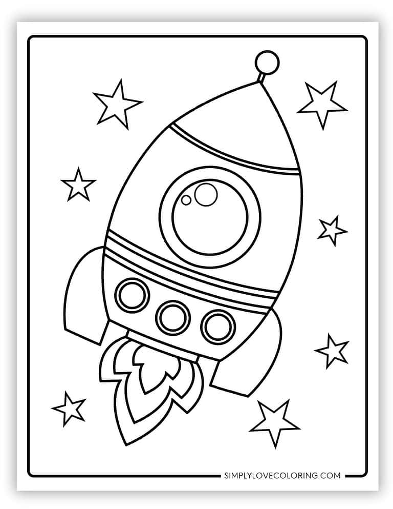 39 Space Coloring Pages (Free PDF Printables) - Simply Love Coloring