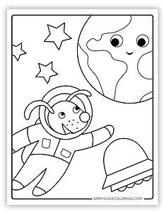 39 Space Coloring Pages (Free PDF Printables) - Simply Love Coloring
