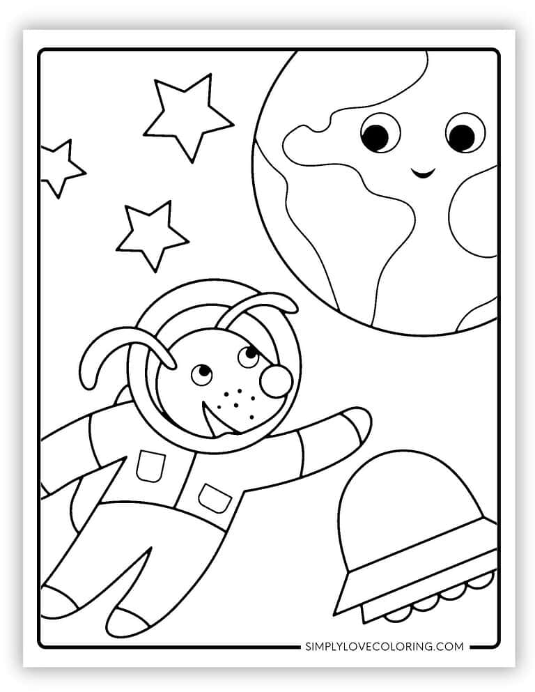 39 Space Coloring Pages (Free PDF Printables) - Simply Love Coloring