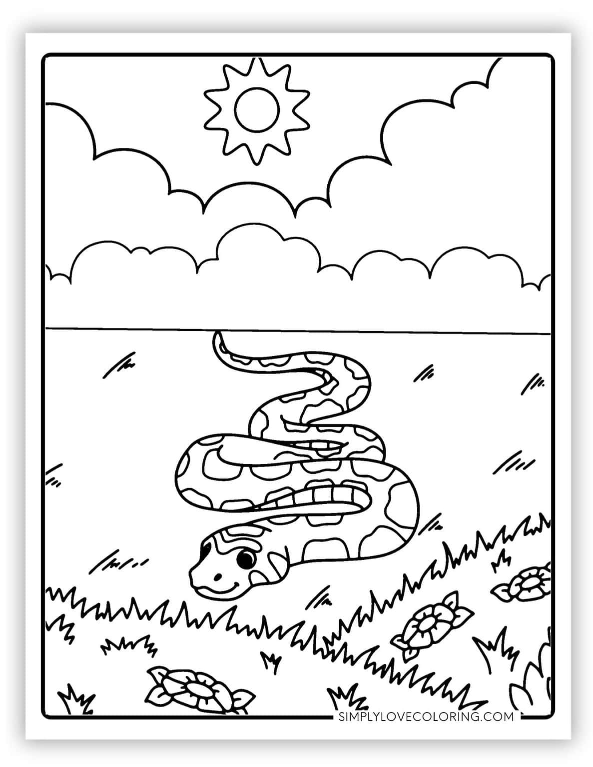 54 Reptile Coloring Pages (Free PDF Printables) - Simply Love Coloring
