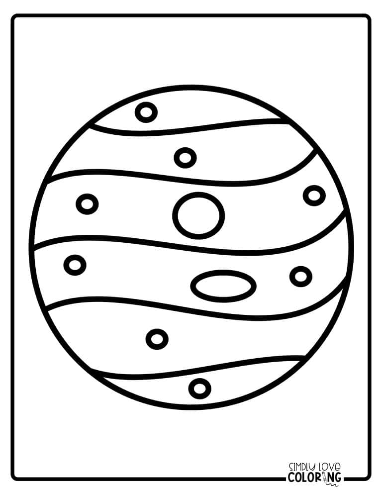 39 Space Coloring Pages (Free PDF Printables) - Simply Love Coloring