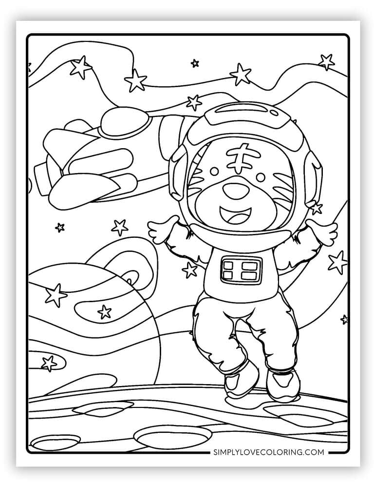 39 Space Coloring Pages (Free PDF Printables) - Simply Love Coloring
