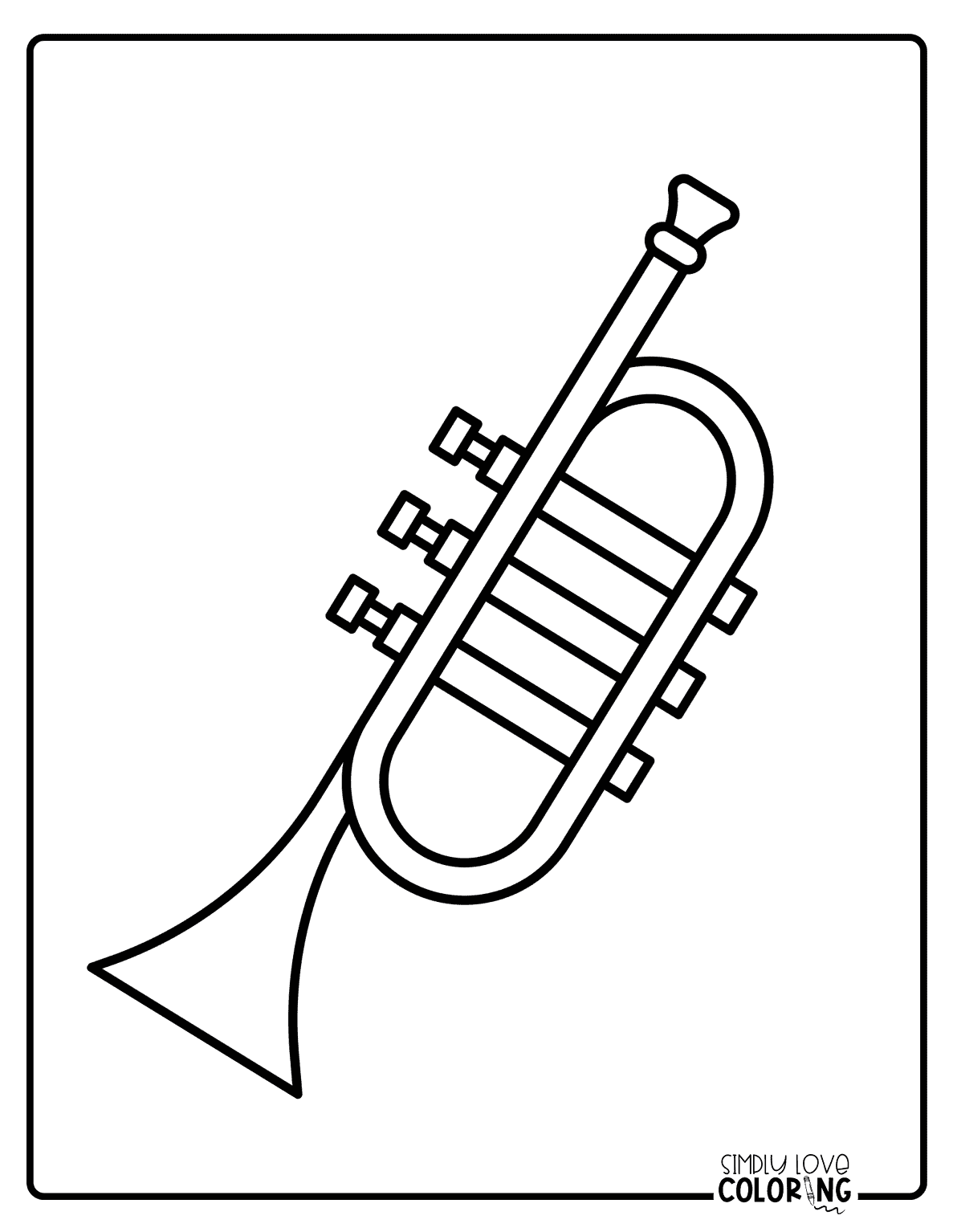 Beautiful Music Coloring Pages (Free PDF Printables) - Simply Love Coloring