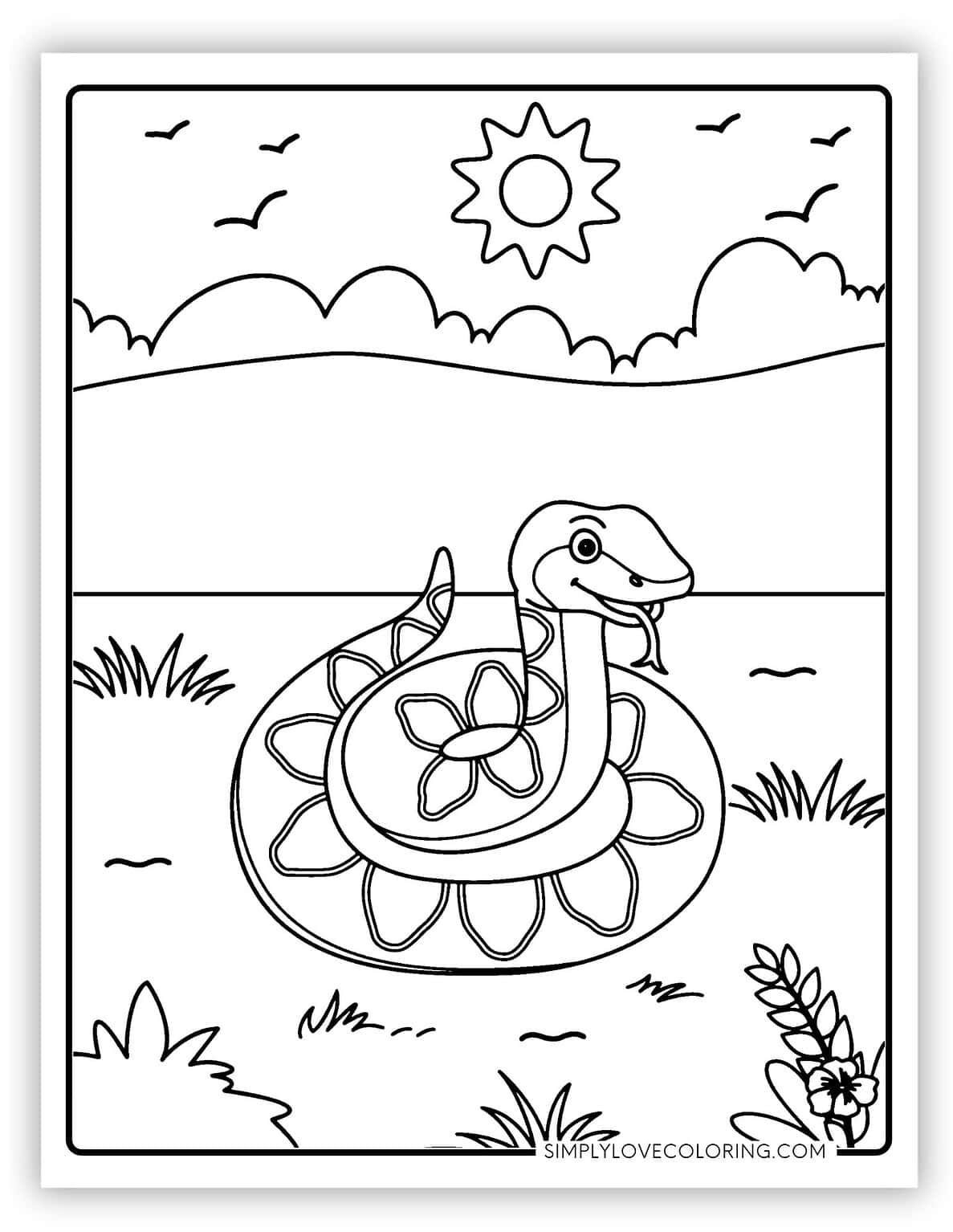 54 Reptile Coloring Pages (Free PDF Printables) - Simply Love Coloring