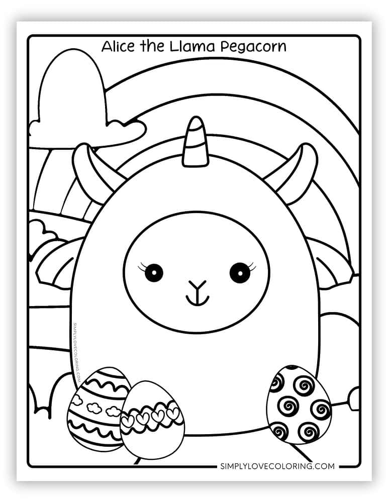 27 Easter Squishmallow Coloring Pages (Free PDF Printables) - Simply ...