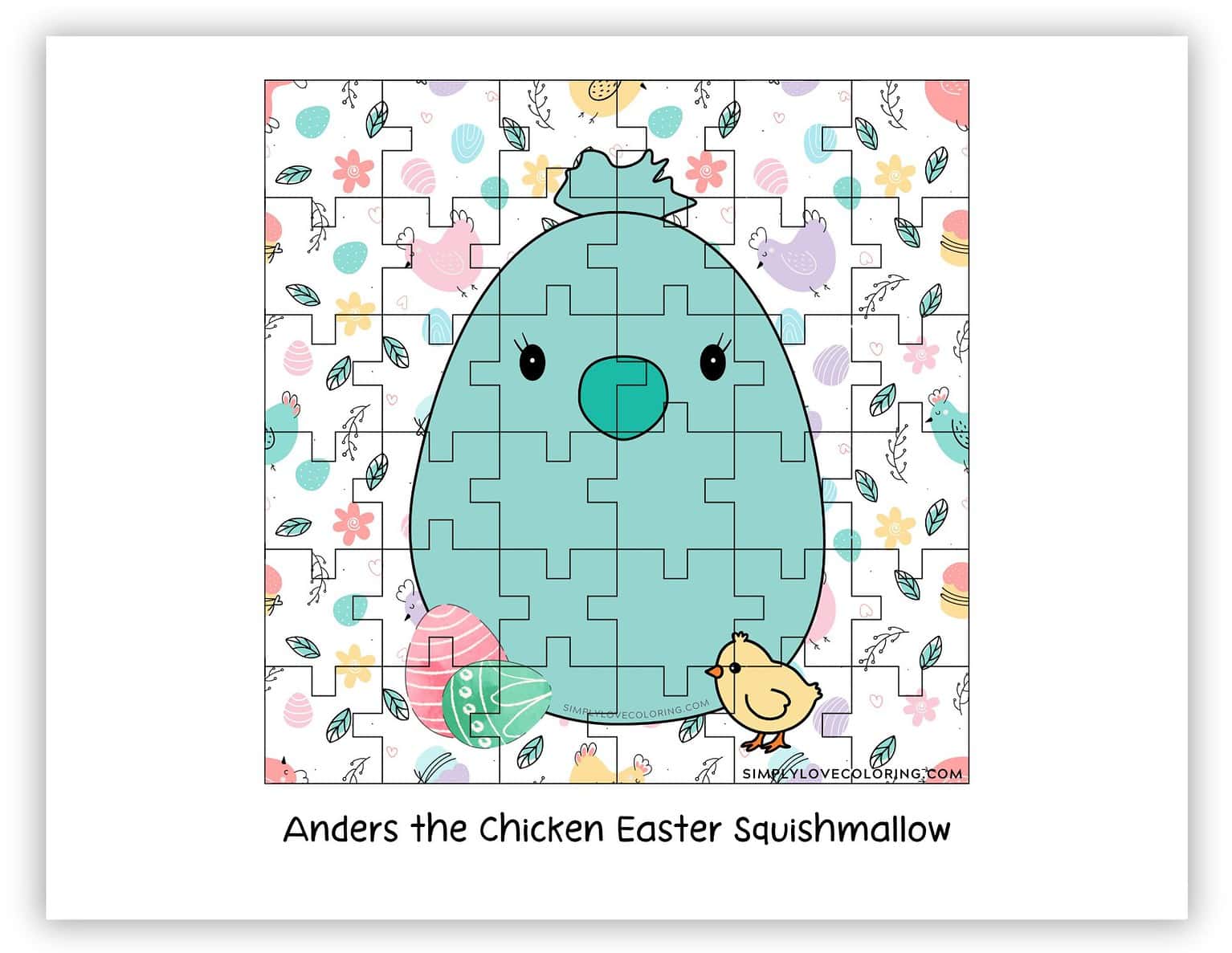 12 Easter Squishmallow Jigsaw Puzzle Activities (Free PDF Printables ...
