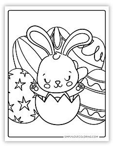 31 Easter Bunny Coloring Pages (Free PDF Printables) - Simply Love Coloring