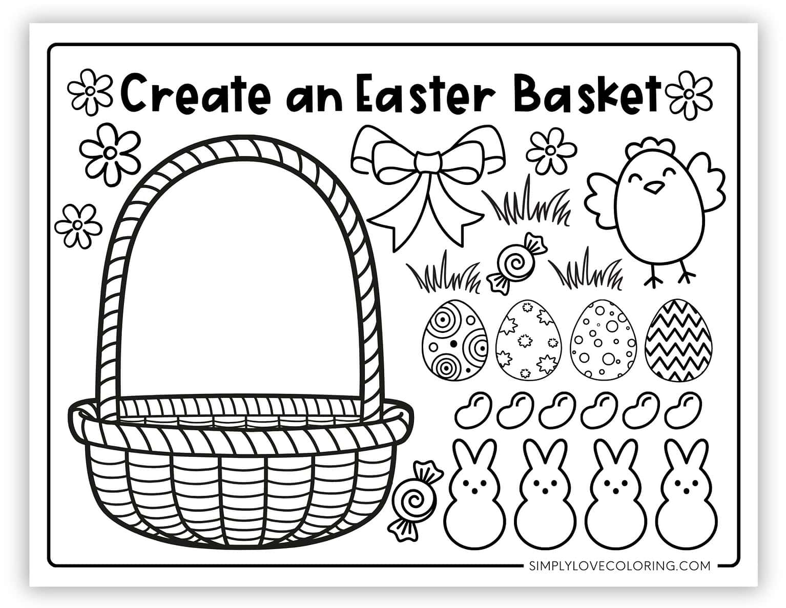 40 Easter Egg Template Designs (Free PDF Printables) - Simply Love Coloring