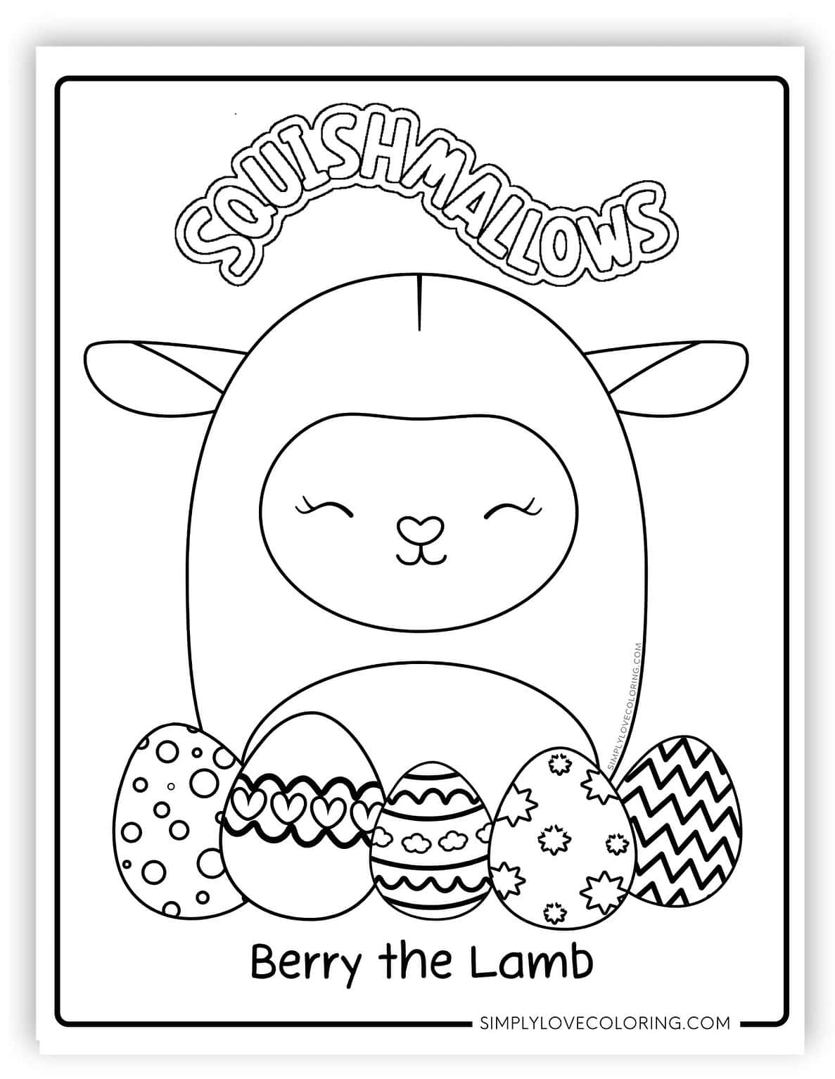 27 Easter Squishmallow Coloring Pages (Free PDF Printables) - Simply ...