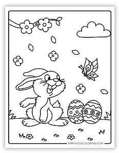 31 Easter Bunny Coloring Pages (Free PDF Printables) - Simply Love Coloring