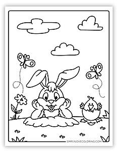31 Easter Bunny Coloring Pages (Free PDF Printables) - Simply Love Coloring