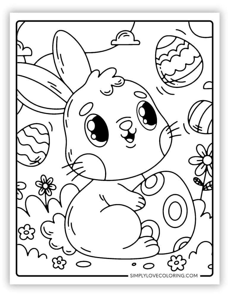 31 Easter Bunny Coloring Pages (Free PDF Printables) - Simply Love Coloring