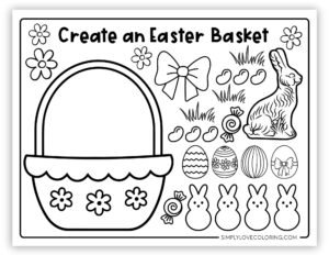 Create an Easter Basket Activity (Free PDF Printables) - Simply Love ...