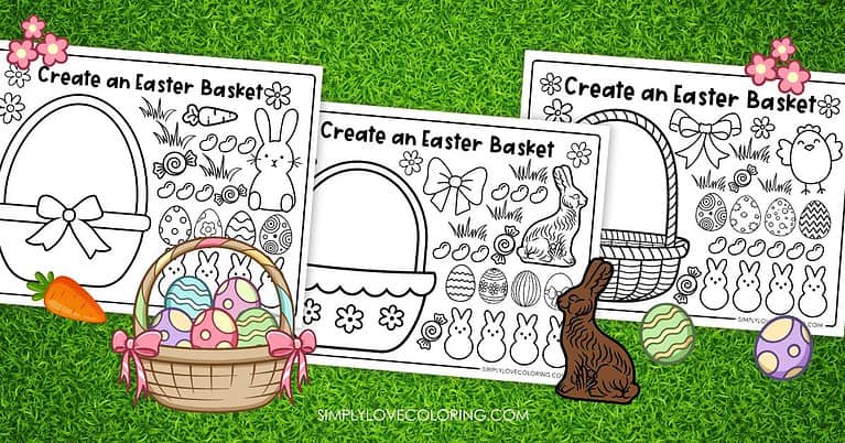 Create an Easter Basket Activity (Free PDF Printables) - Simply Love ...