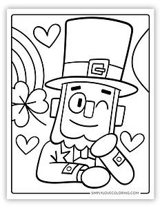 19 Leprechaun Coloring Pages (Free PDF Printables) - Simply Love Coloring