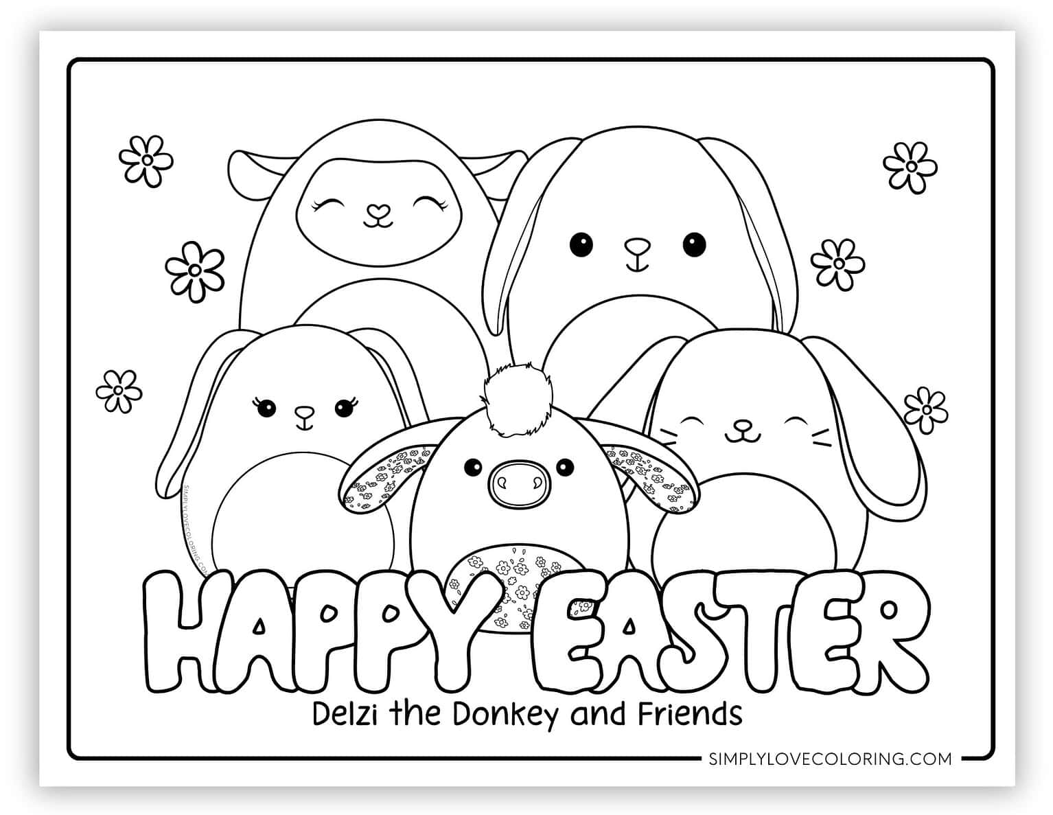 27 Easter Squishmallow Coloring Pages (Free PDF Printables) - Simply ...