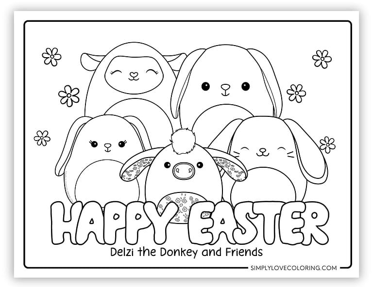 27 Easter Squishmallow Coloring Pages (Free PDF Printables) - Simply ...