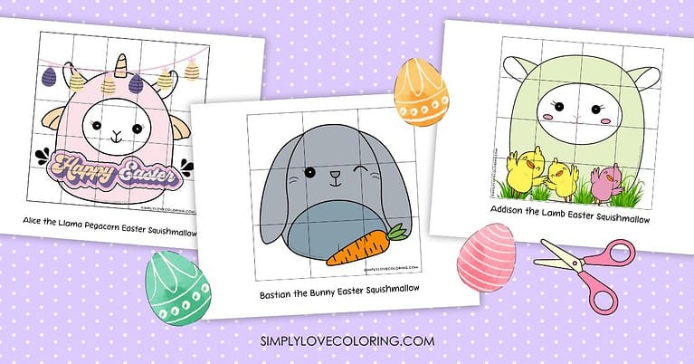 12 Easter Squishmallow Jigsaw Puzzle Activities (Free PDF Printables ...