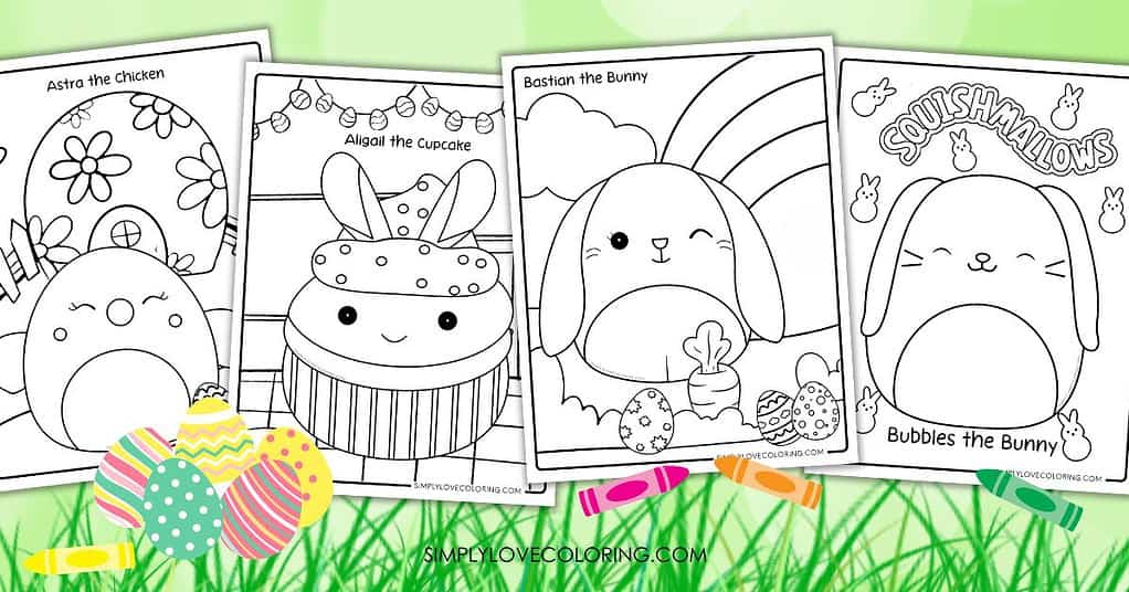 27 Easter Squishmallow Coloring Pages (Free PDF Printables) - Simply ...