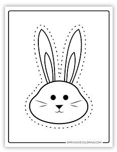 39 Rabbit Scissor Skills (Free PDF Printables) - Simply Love Coloring