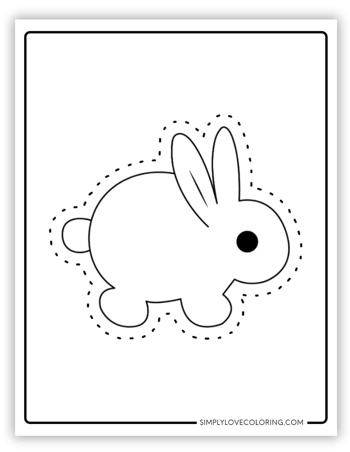 39 Rabbit Scissor Skills (Free PDF Printables) - Simply Love Coloring