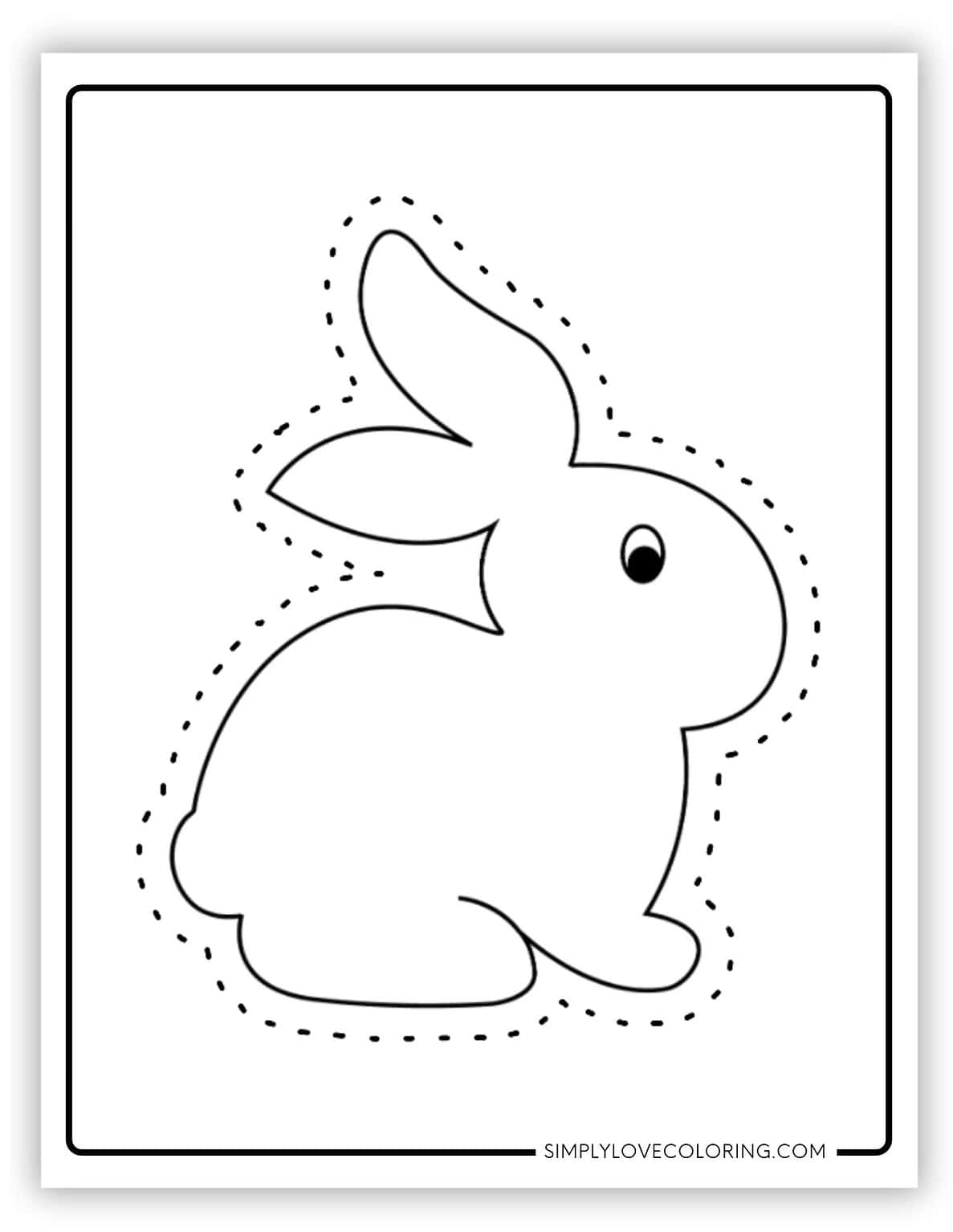 39 Rabbit Scissor Skills (Free PDF Printables) - Simply Love Coloring