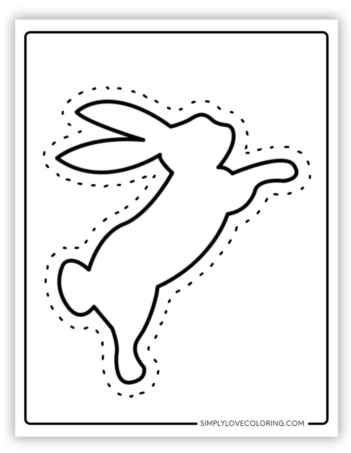 39 Rabbit Scissor Skills (Free PDF Printables) - Simply Love Coloring