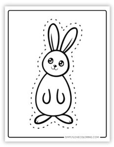 39 Rabbit Scissor Skills (Free PDF Printables) - Simply Love Coloring
