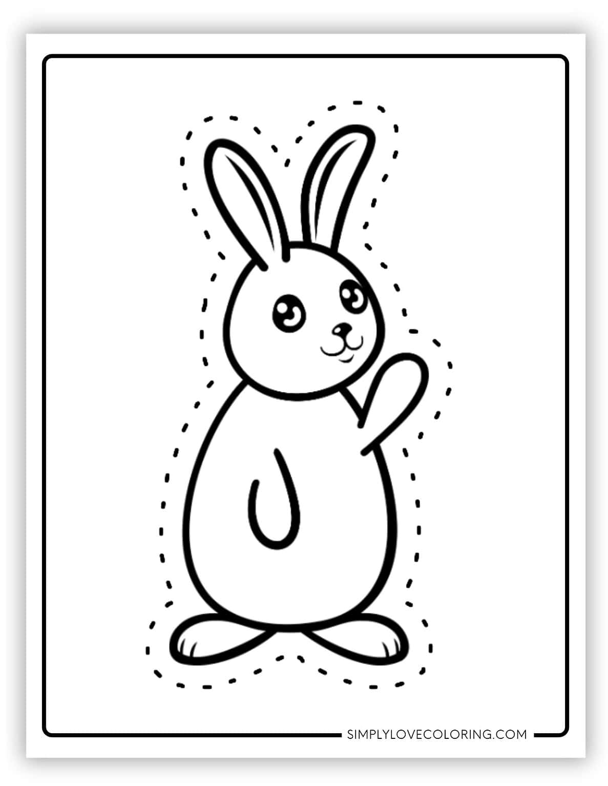 39 Rabbit Scissor Skills (Free PDF Printables) - Simply Love Coloring