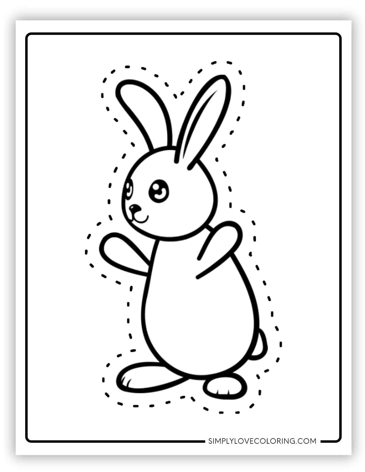 39 Rabbit Scissor Skills (Free PDF Printables) - Simply Love Coloring