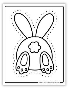 39 Rabbit Scissor Skills (Free PDF Printables) - Simply Love Coloring