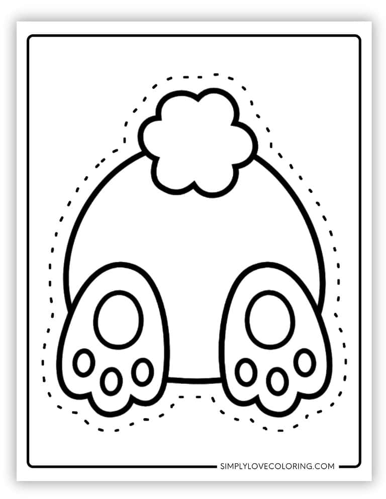 39 Rabbit Scissor Skills (Free PDF Printables) - Simply Love Coloring