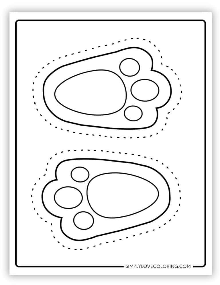 39 Rabbit Scissor Skills (Free PDF Printables) - Simply Love Coloring
