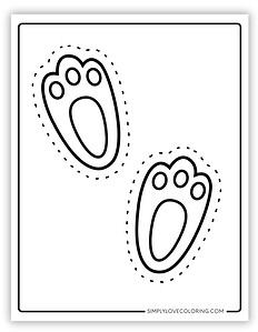 39 Rabbit Scissor Skills (Free PDF Printables) - Simply Love Coloring