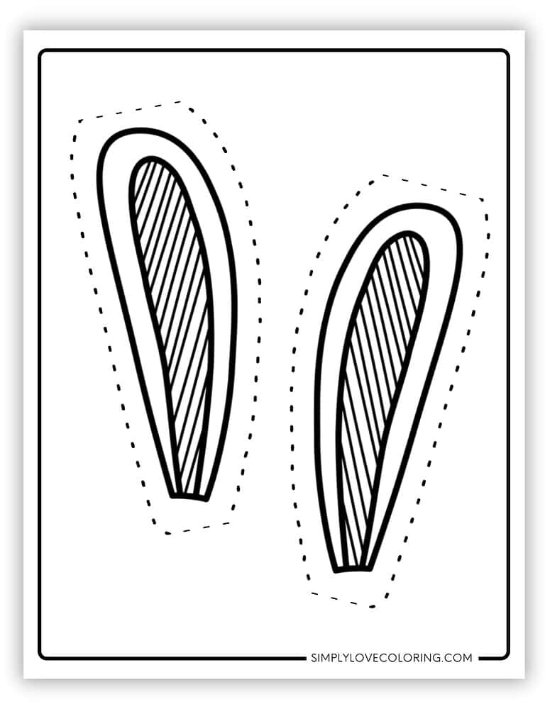 39 Rabbit Scissor Skills (Free PDF Printables) - Simply Love Coloring